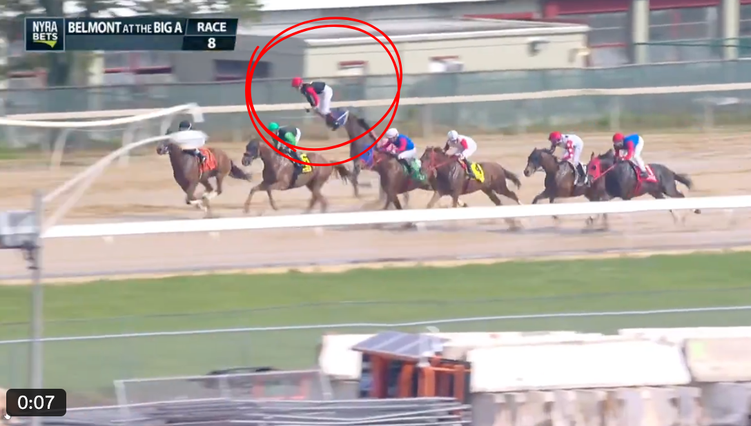 Jockey escapes serious injury in frightening fall | Just Horse Racing